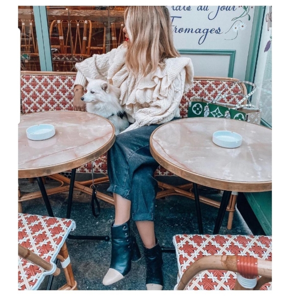 Zara | Sweaters | Last One Zara Ruffled Cable Knit Sweater | Poshmark